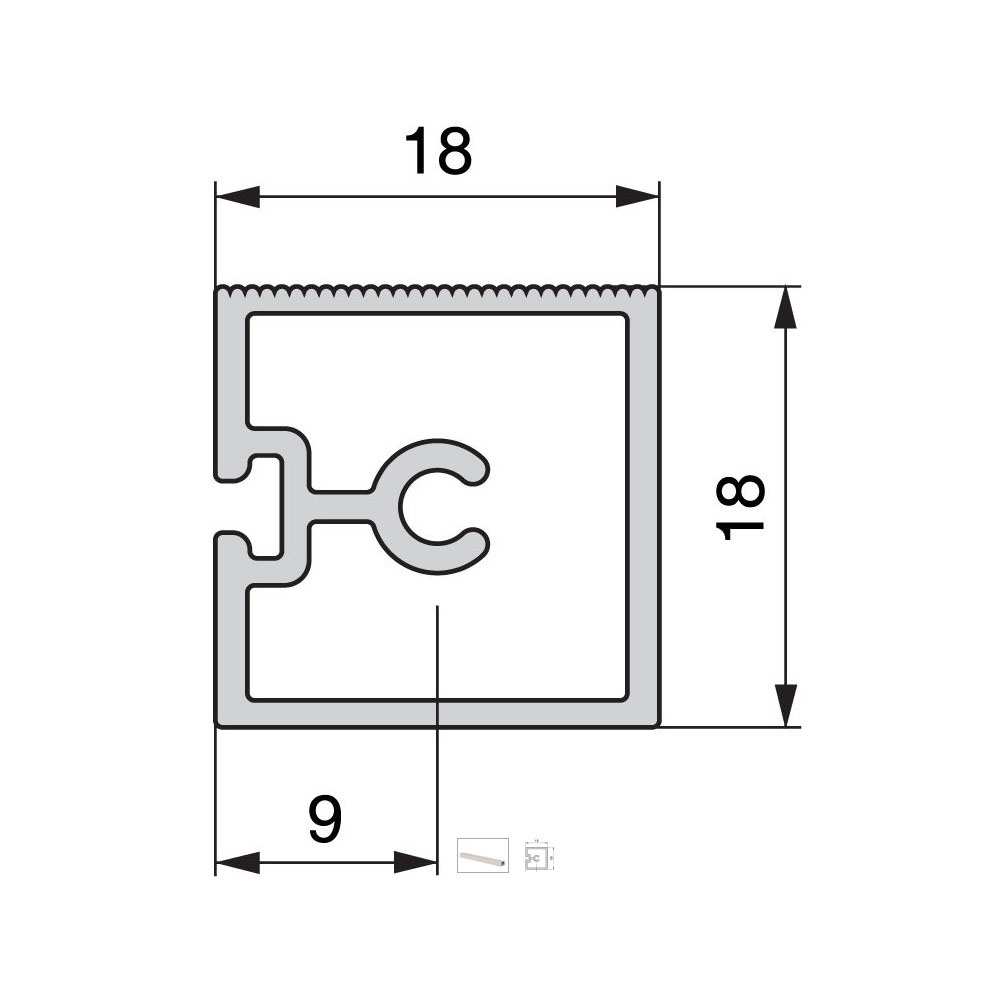 Vezni profili za korpuse - Alu profili